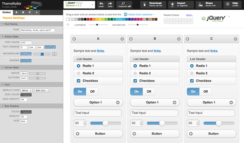 Advanced Customization of the jQuery Mobile Buttons